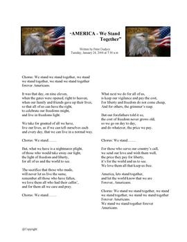 "America - We Stand Together" | National September 11 Memorial & Museum