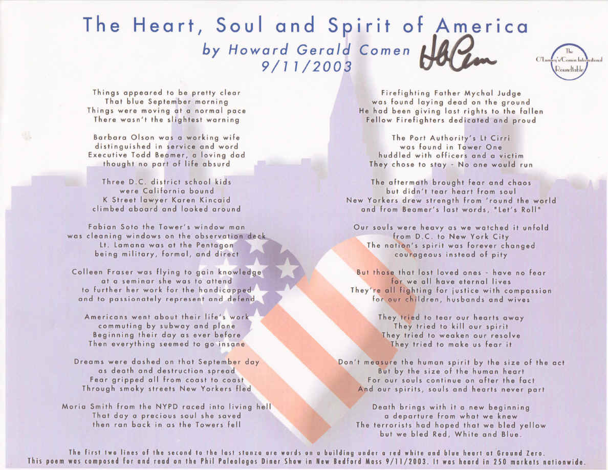 THE HEART AND SOUL OF AMERICA | National September 11 Memorial & Museum