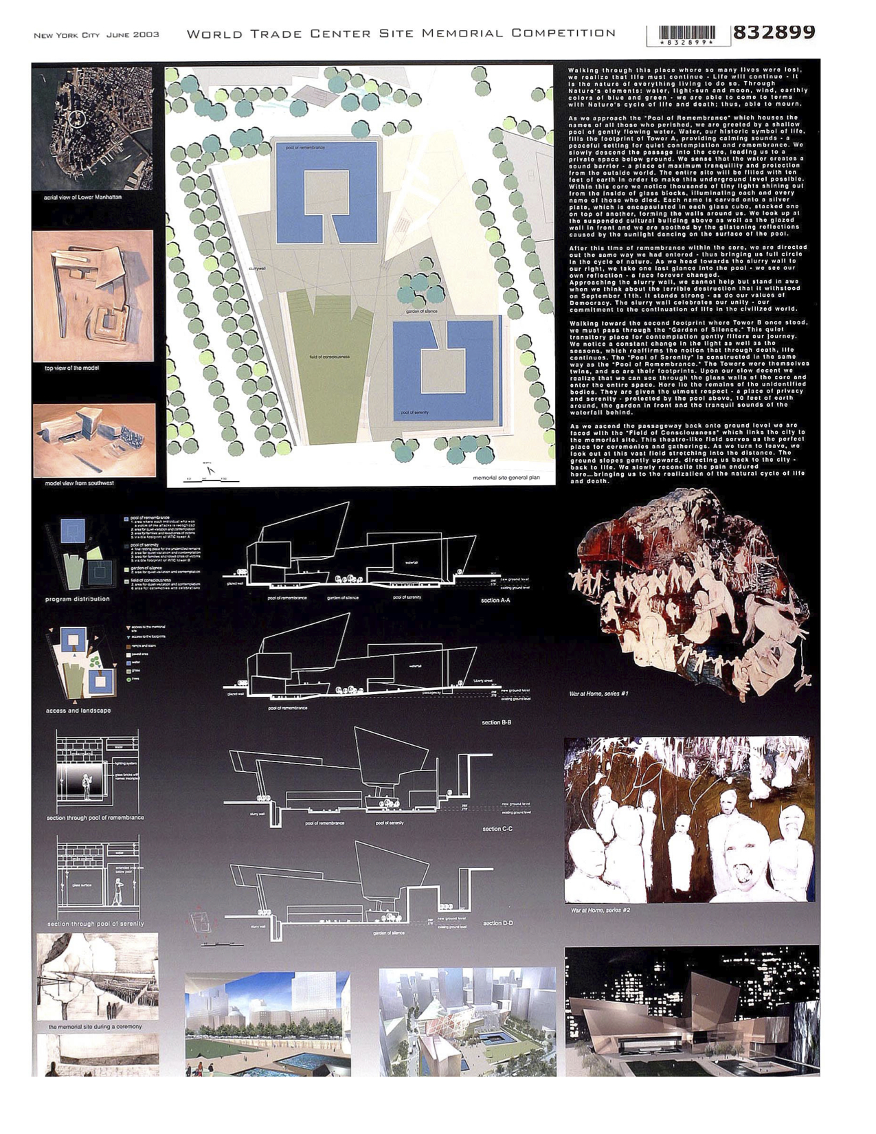 World Trade Center Memorial Competition Poster | National September 11 ...