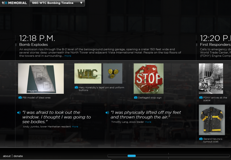 New Interactive Timeline Details 1993 WTC Bombing | National September ...