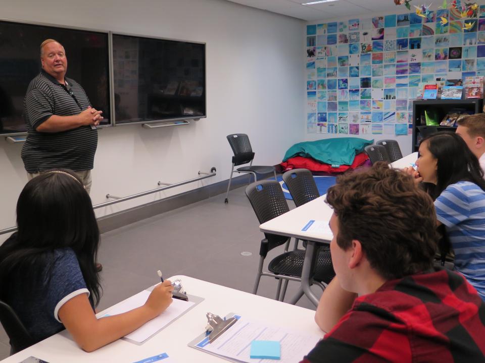 Retired Firefighter Bill Spade Helps Students Make Personal Connections ...